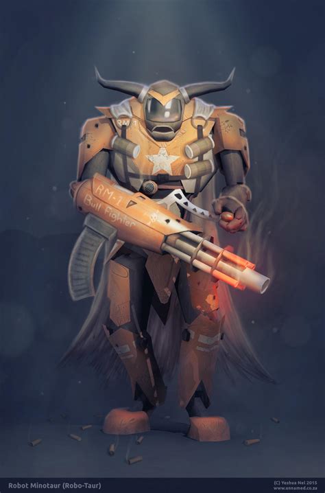 Robot Minotaur By Yeshuanel On Deviantart