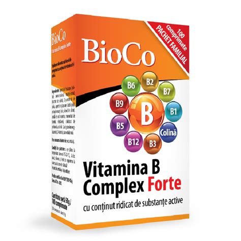 Vitamina B Complex Forte Cu Zinc Farmacia5 Ro
