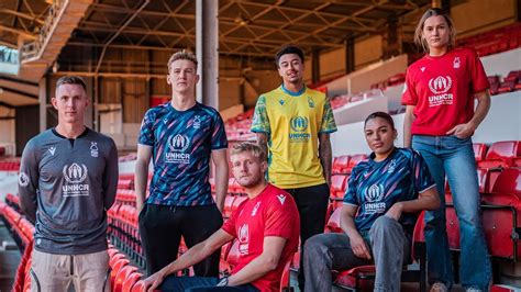 Nottingham Forest Fc Forest And Uk For Unhcr Launch Charity Shirt