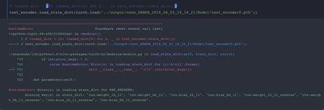 Missing Keys In Statedict Pytorch Forums