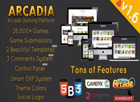 arcadia v1 6 6 oyun scripti Ücretsiz script İndir php asp script ve