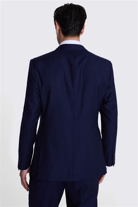 Italian Tailored Fit Navy Jacket Buy Online At Moss