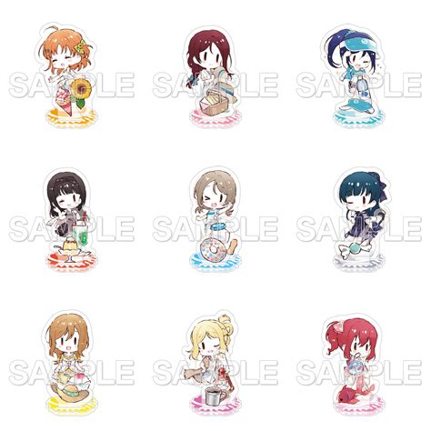 Love Live Sunshine Summer Vacation Acrylic Stand Collection Tokyo Otaku Mode TOM