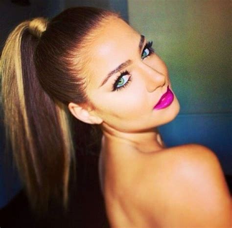The Slicked Back Ponytail Is Back I Love Makeup Gorgeous Makeup