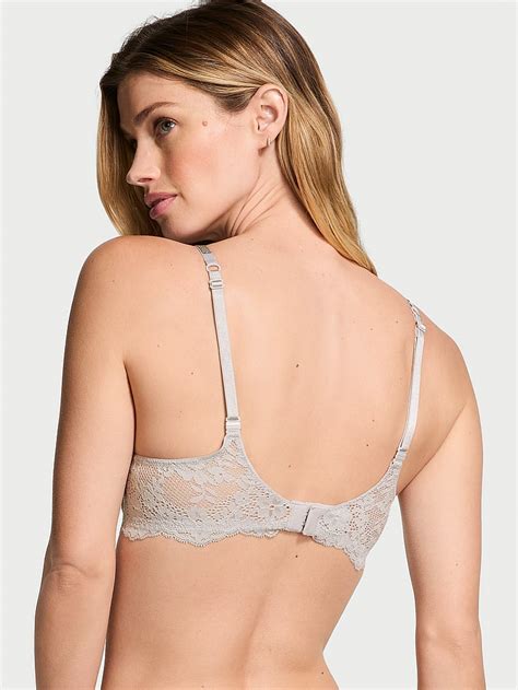 Bra Push Up De Encaje Con Tirantes Brillantes Push Up Victorias
