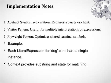 interpreter design pattern ppt 2 1 pptx