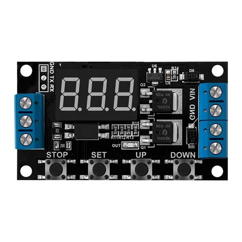 Dc Timer Module Turn Onoff Relay Module Trigger Cycle Delay Timer