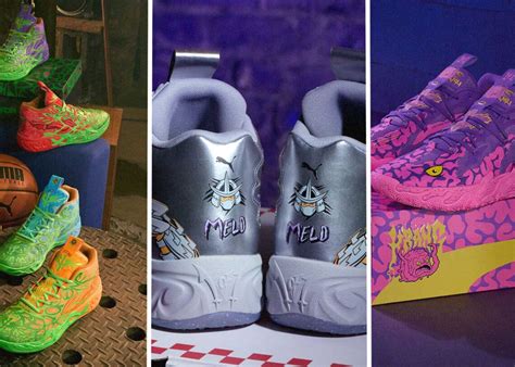 Tmnt X Puma Melo Mb 04 Pack Brings Heroes In A Half Shell To Your Feet