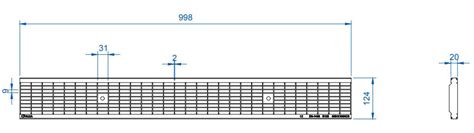Ulma Hydroplus With 406 Gehx100kcb Galvanized Heel Proof Mesh Grate