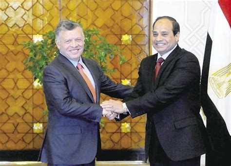 الرئيس السيسي يستقبل العاهل الأردني في شرم الشيخ الأسبوع