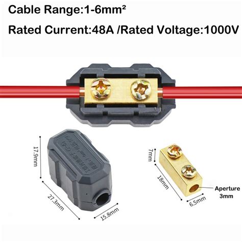 Docking High Power High Power Splitter Conductor Brass Wire Connector