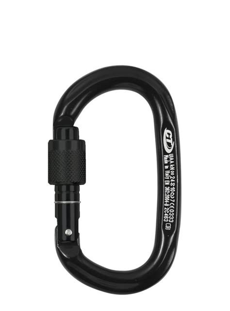 Karabinek Do Wspinaczki Pillar Cf Sg Black Climbing Technology