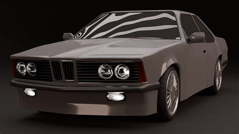 BMW 635 Csi Alpine My Very First Blender Creation Focused Critiques
