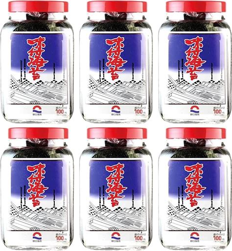 Jp 朝日海苔本舗 味付け海苔 100枚 6個入 国内製造 朝日のり 朝日海苔 虎s 食品・飲料・お酒
