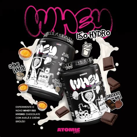 Whey IsoHydro g Atomic Labs Proteína de Alta Qualidade