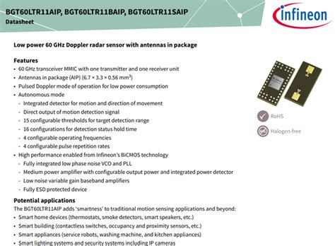 Eye On Npi Xensiv™ Bgt60ltr11aip And Radar Shield2go Eyeonnpi Digikey Infineon Digikey