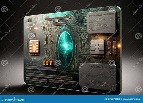 The Credit Card Of The Future Generative Ai Illustration Stock