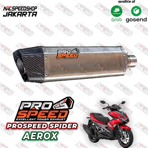 Jual Knalpot Prospeed Spider Series Yamaha Aerox Fullsystem Shopee Indonesia