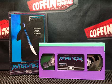 Don T Open The Door Custom VHS Tape Coffin Video Rentals Etsy