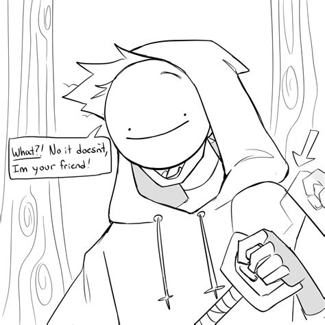 Ranboo Dsmp Coloring Page Coloring Pages