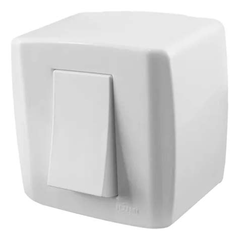 Conjunto Interruptor Simples De Sobrepor Box Slim Ilumi 8417 MercadoLivre