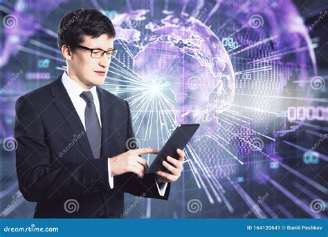 Global Big Data Concept Stock Image Image Of Global 164120641
