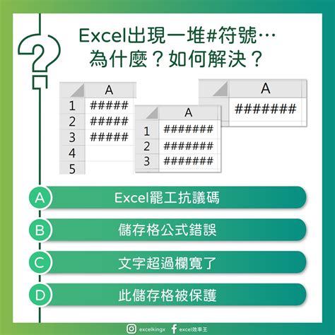 Excel 效率王 Excel考考你 一堆 符號呢？ 發生了甚麼事？ Key In了好多資料