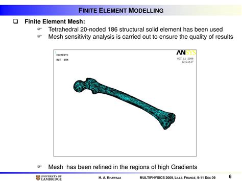 Ppt Finite Element Analysis Of Human Femur Powerpoint Presentation