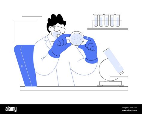 Environmental Microbiology Abstract Concept Vector Illustration Stock