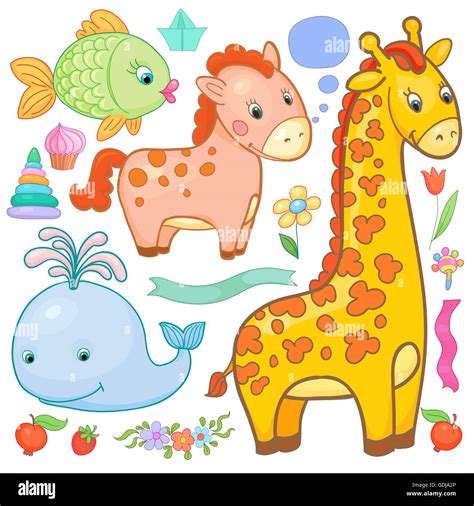 Vector Animals Set Stock Vector Image And Art Alamy
