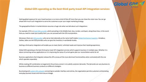 Third Party Integration Ppt