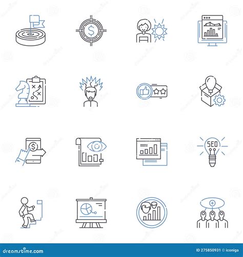Defining Outline Vector Icon Thin Line Black Defining Icon Flat