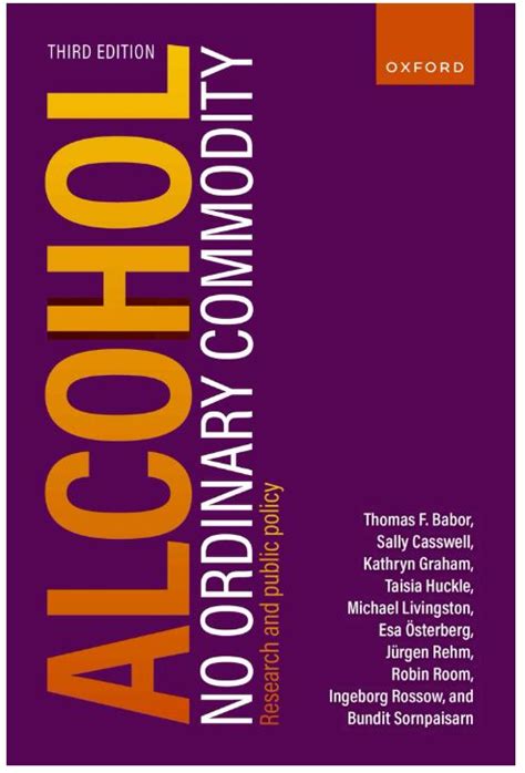 Alcohol No Ordinary Commodity Icara