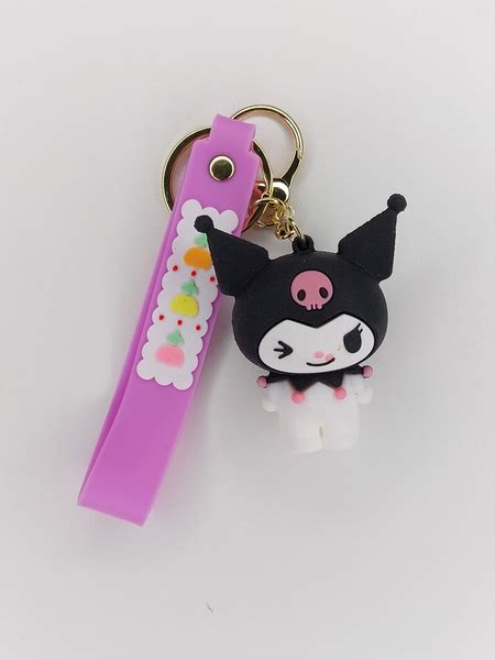 Брелок Keychain силиконовая фигурка Куроми из сериала Приключения Хелло Китти и друзей Санрио