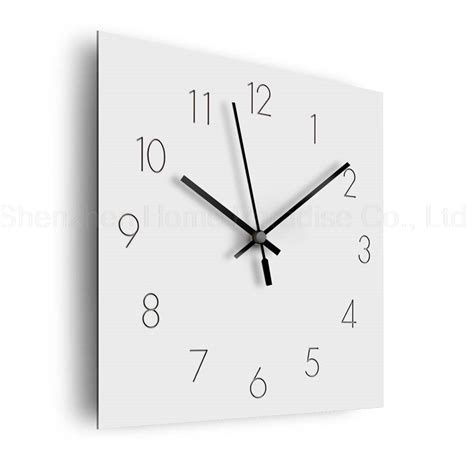 Grote Houten Wandklok Modern Nordic Stille Digital Grandado