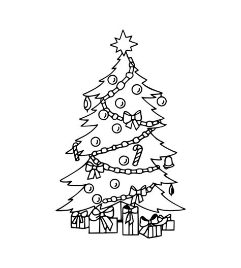 Pohon Natal Indah Dengan Hadiah