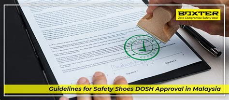 Dosh Approval Guidelines For Safety Shoes In Malaysia Boxter