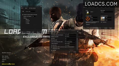 Download Modern Gui With Background For Cs 16