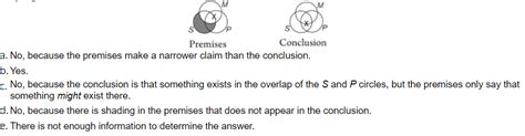 Solved 1 Is This Syllogism Valid 2 The Following Venn Chegg Com