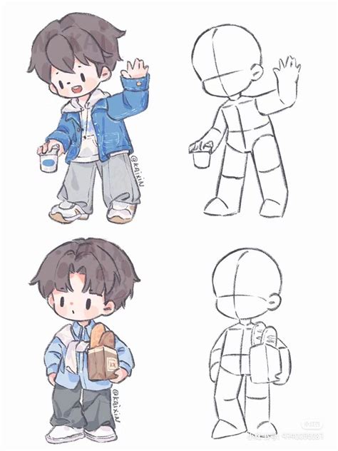 26 Chibi Stamps Procreate Chibi Poses Procreate Procreate Etsy Artofit