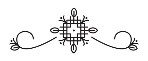 Text Divider In Tribal Style Floral And Geometric Elements For Greeting Card Design Separator