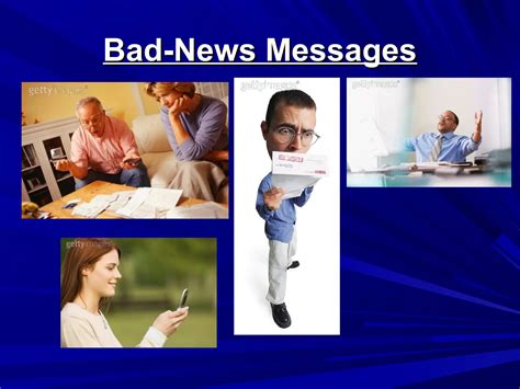 Bad News Messages Ppt