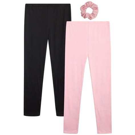 Love Republic Girls Leggings 2 Pack Super Soft Ribbed Leggings With
