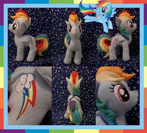 Rainbow Dash Plushie By Meowplease On Deviantart