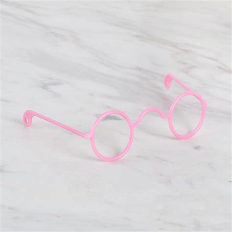 Loren Plastic Amigurumi Glasses Pink