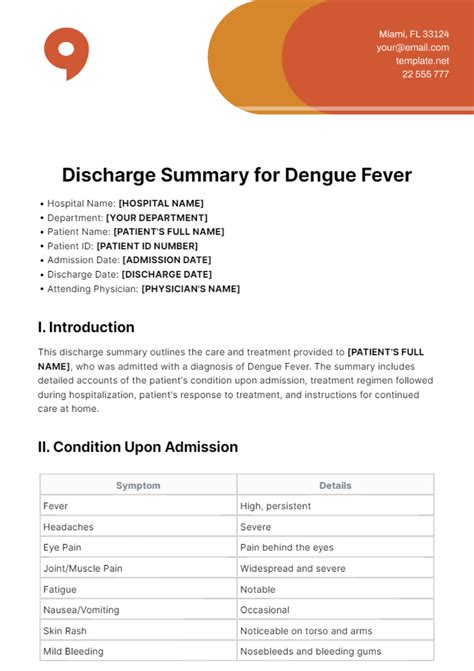 Free Discharge Summary Templates Edit Online And Download