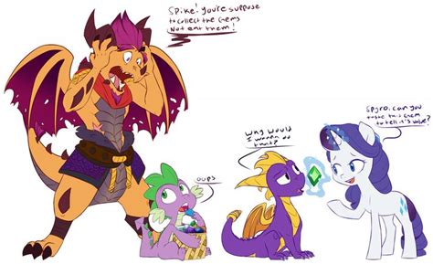 2398712 Safe Artist Chub Wub Rarity Spike Dragon Pony Unicorn