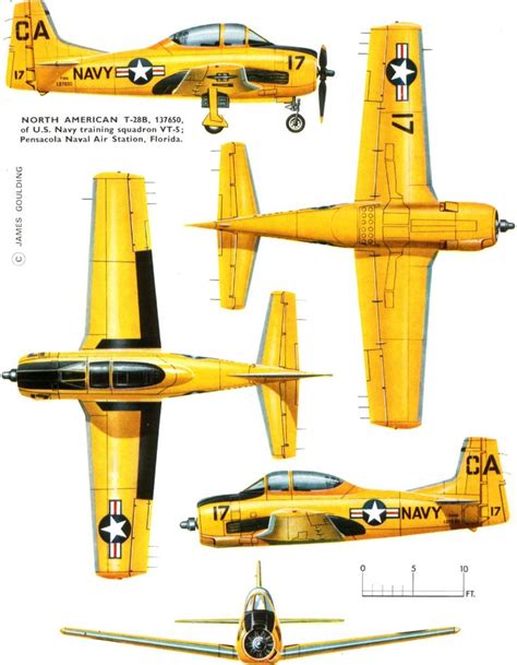 North American T28 Trojan Aerei Da Combattimento Aerei Militari Aereo