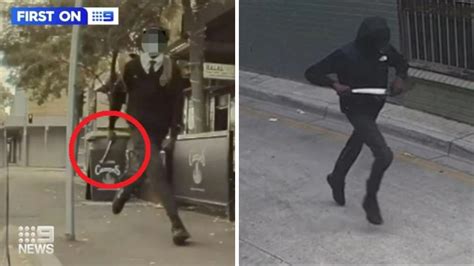 Footage Shows Melbourne Teens Chasing 16yo Boy With Machete Before His
