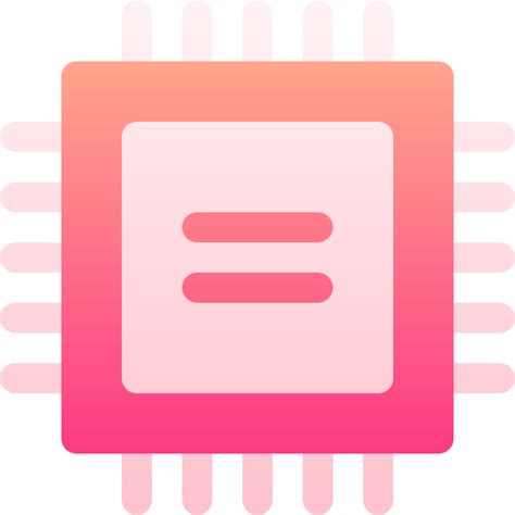 Microchip Basic Gradient Gradient Icon